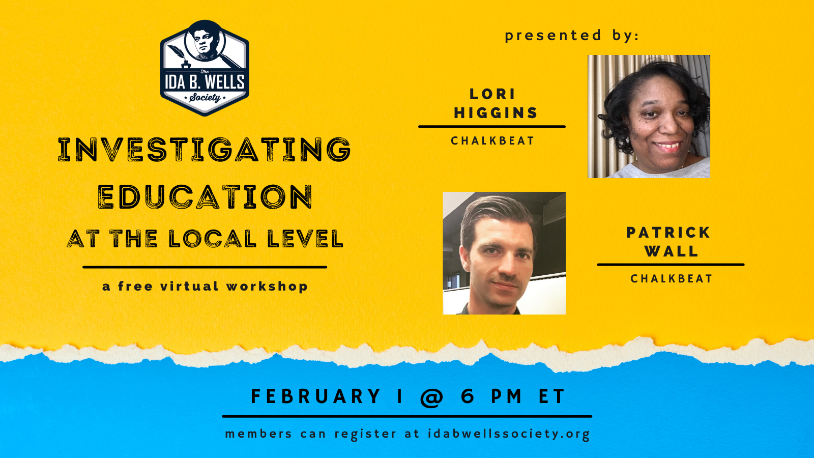 Investigating Education at the Local Level Workshop – Ida B. Wells Society