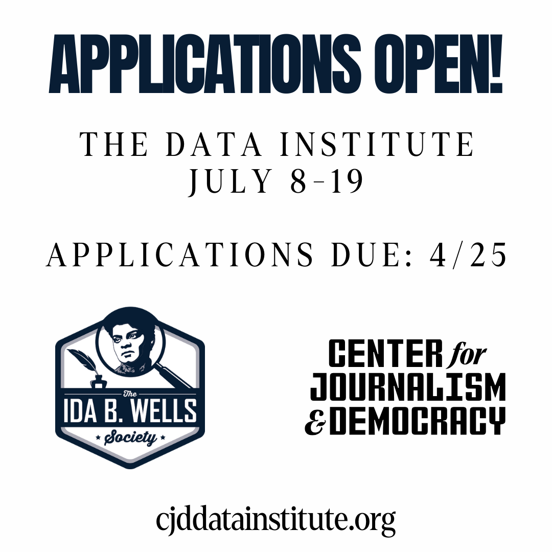 The Data Institute is Now Accepting Applications – Ida B. Wells Society