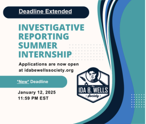2025 Internship Applications Are Now Open – Ida B. Wells Society